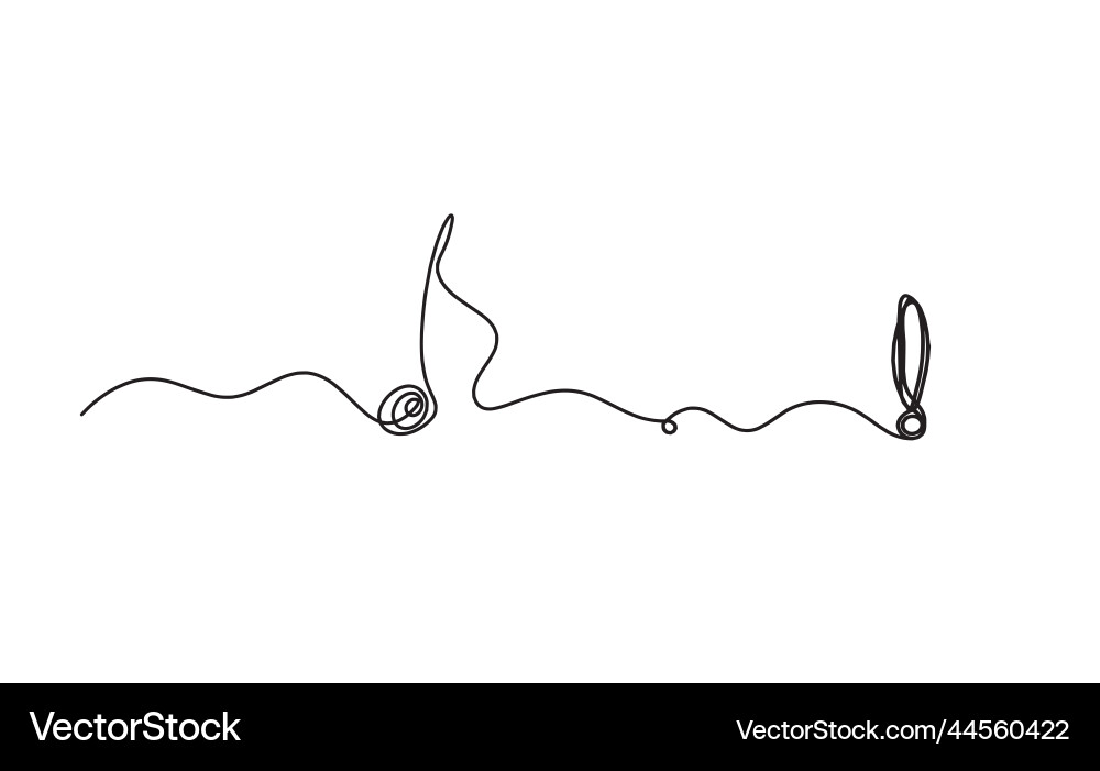 Abstract whole note with exclamation mark Vector Image