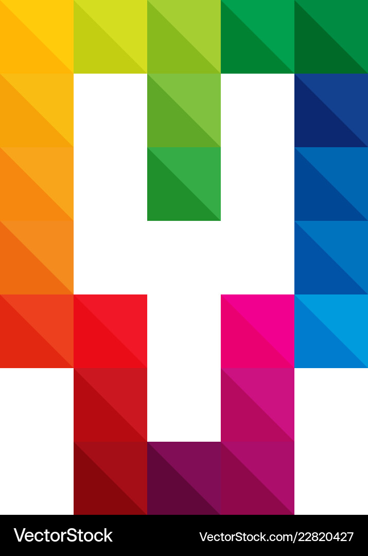 Color letter y logo icon design Royalty Free Vector Image