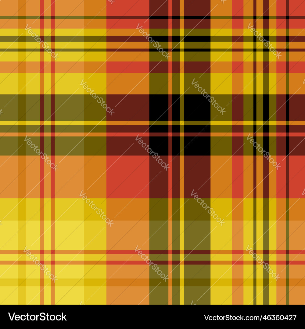 Seamless pattern in pretty yellow red and black Vector Image