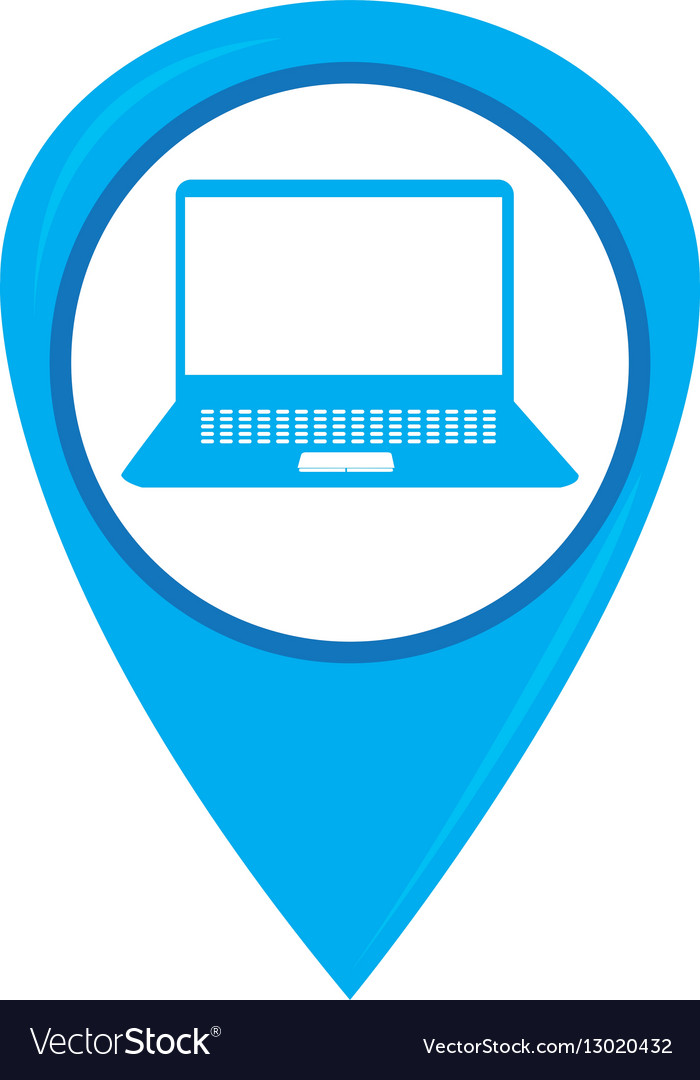 Isolated laptop icon Royalty Free Vector Image