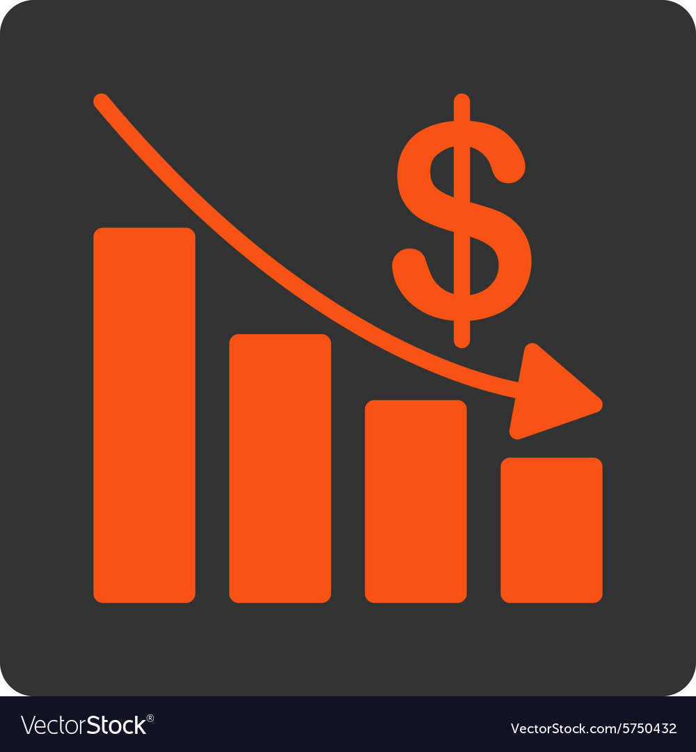 Recession icon Royalty Free Vector Image - VectorStock