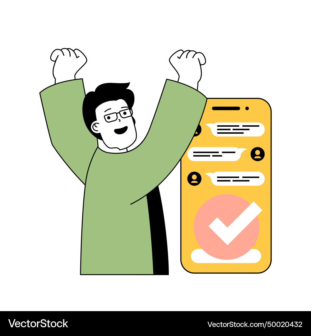 Time management concept with cartoon people Vector Image