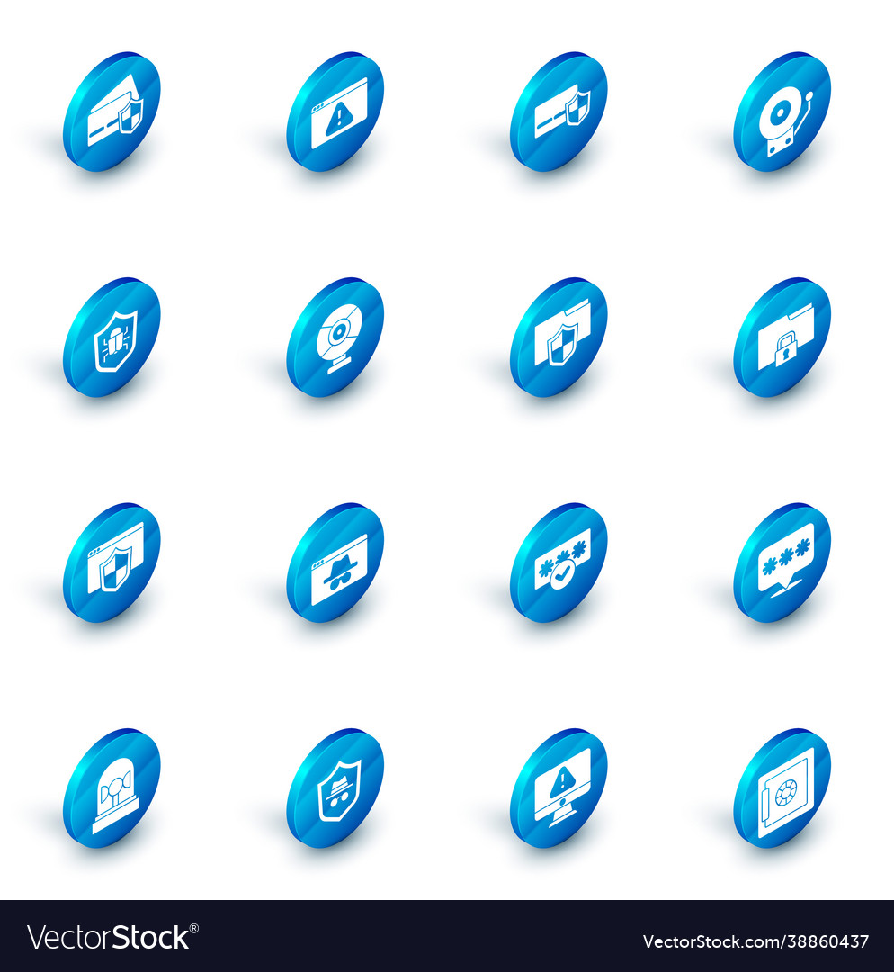 Set Browser With Exclamation Mark Credit Card Vector Image