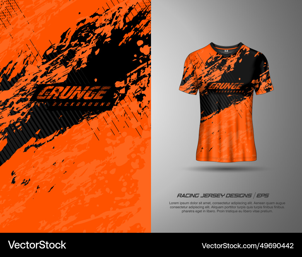 Tshirt sports grunge texture background Royalty Free Vector