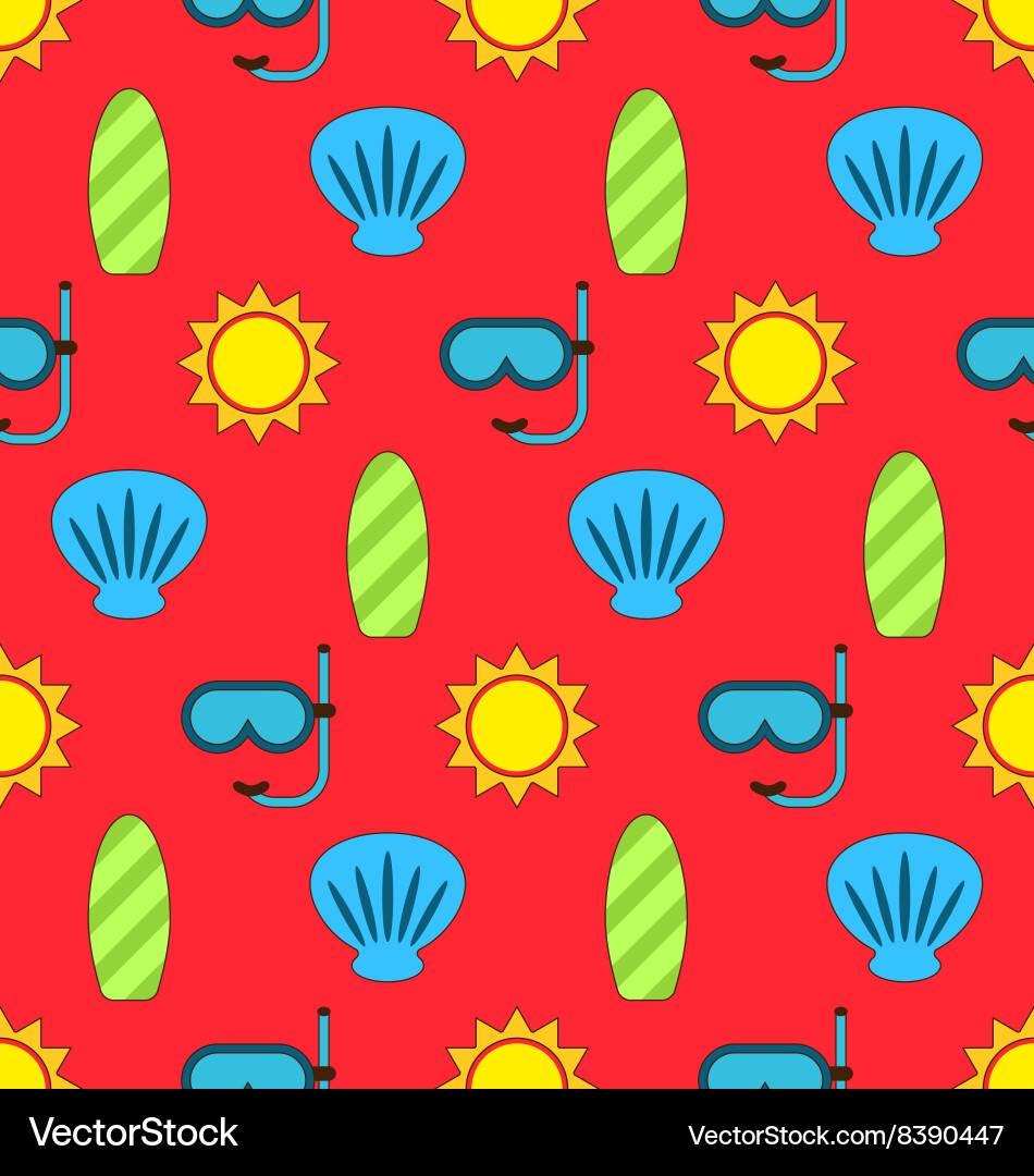 Colorful seamless wallpaper or background Vector Image