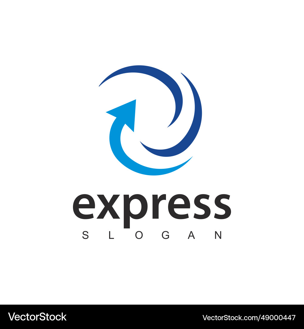 Express logo designs transport logistic delivery Vector Image