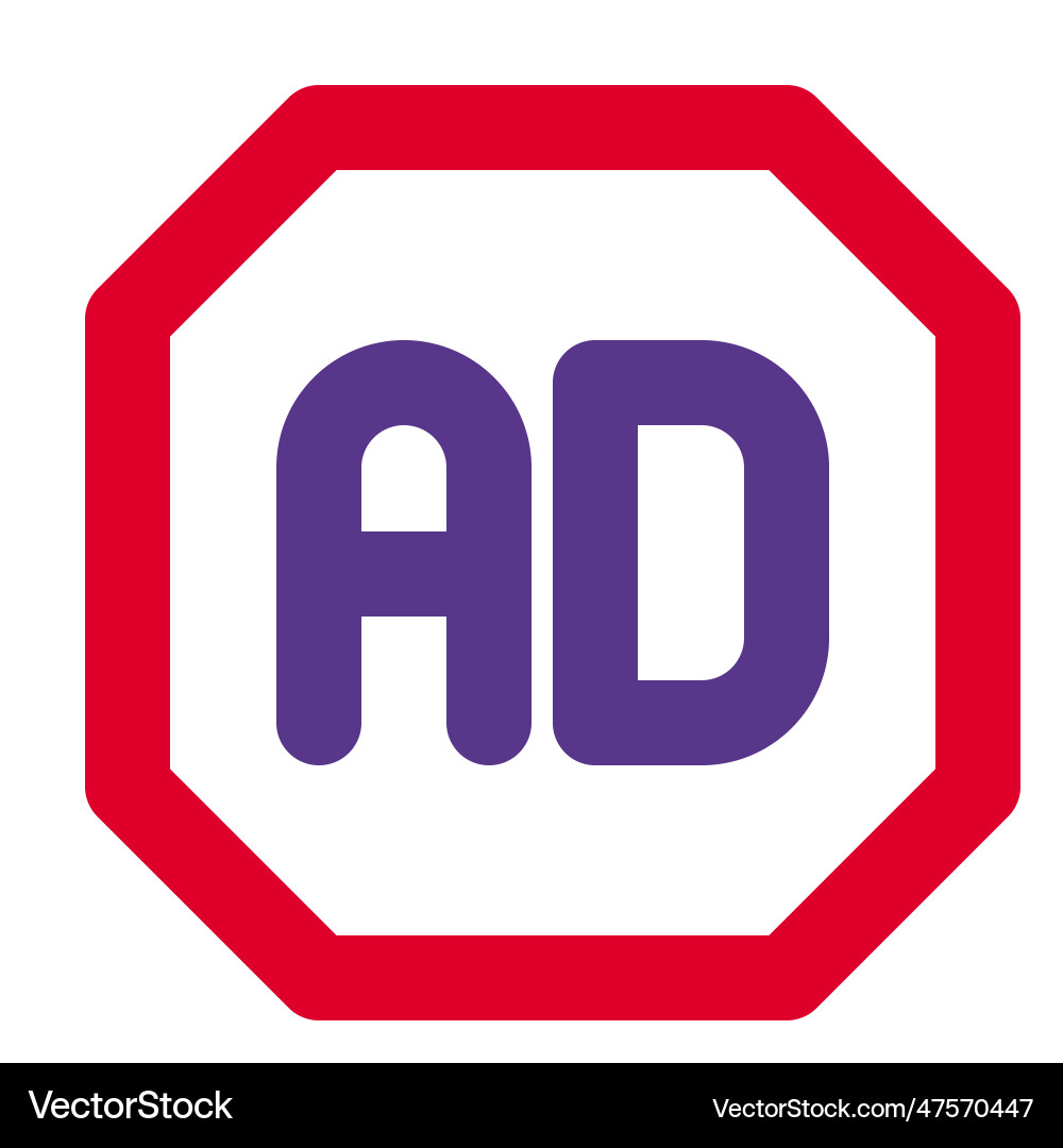 Pop up for advertisements and commercials Vector Image