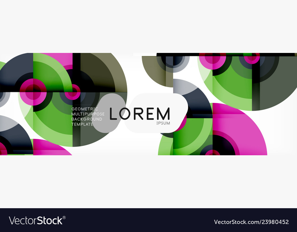 Circular abstract background Royalty Free Vector Image