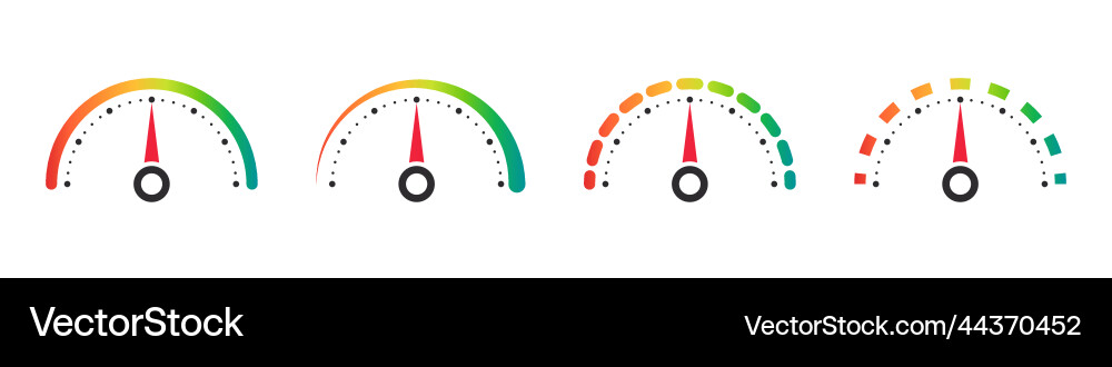 Customer evaluation indicator mood scale Vector Image