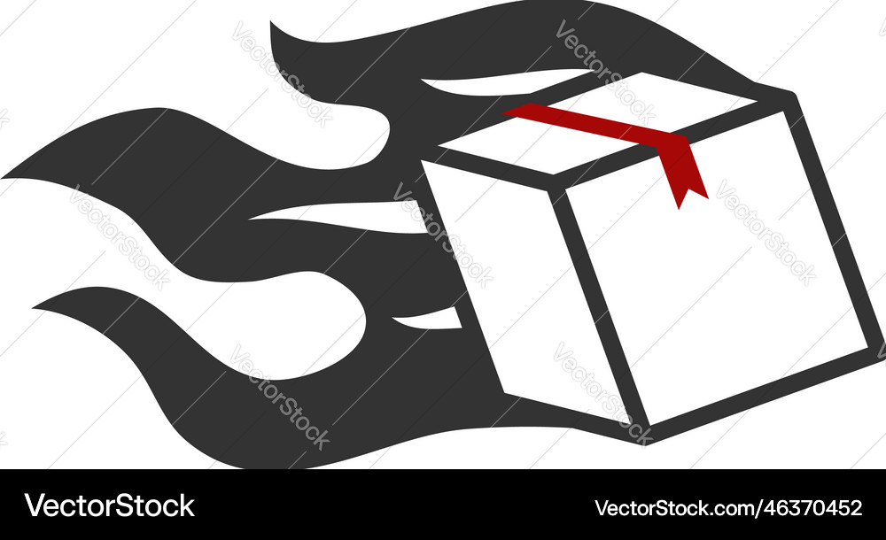 Delivery logo template icon brand identity Vector Image
