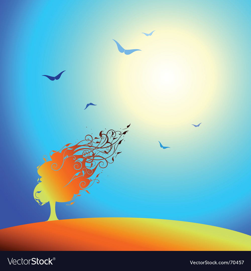 Background wind Royalty Free Vector Image - VectorStock