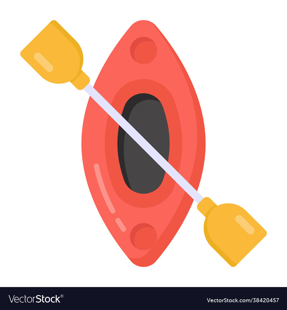 Canoe Royalty Free Vector Image - VectorStock