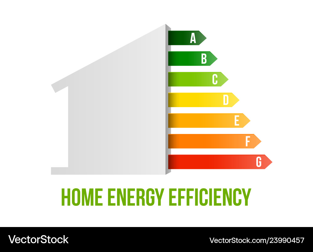 Creative of home energy Royalty Free Vector Image