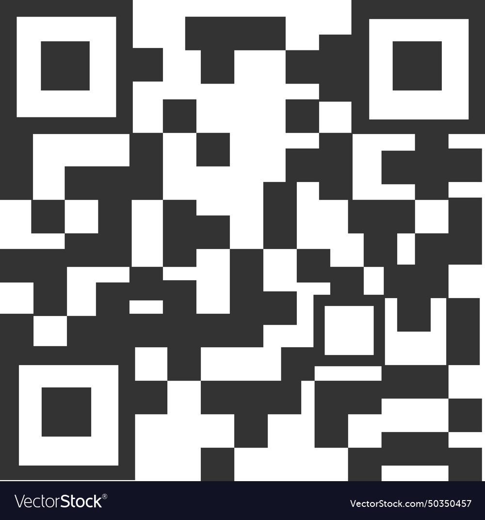 Qr scan code Royalty Free Vector Image - VectorStock
