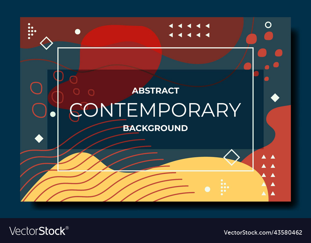 Creative abstract contemporary background Vector Image
