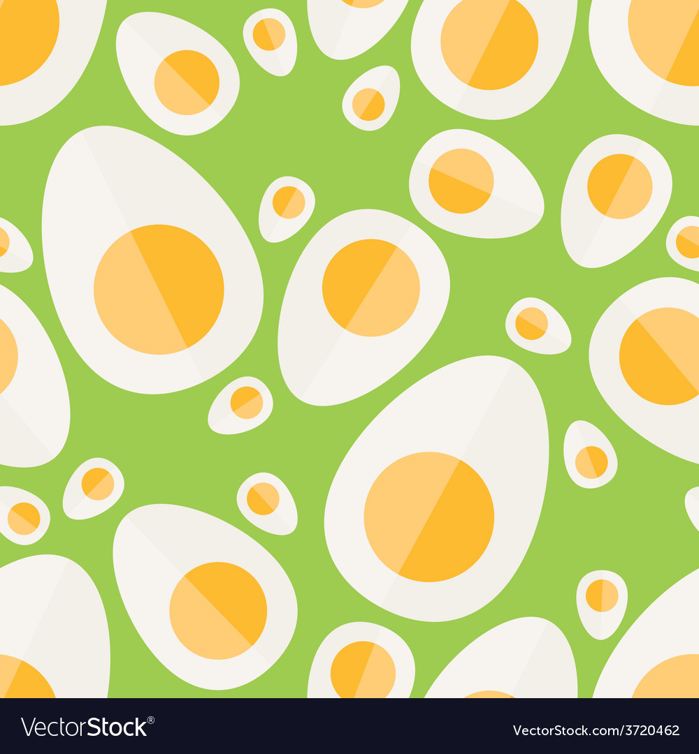 Egg seamless pattern Royalty Free Vector Image
