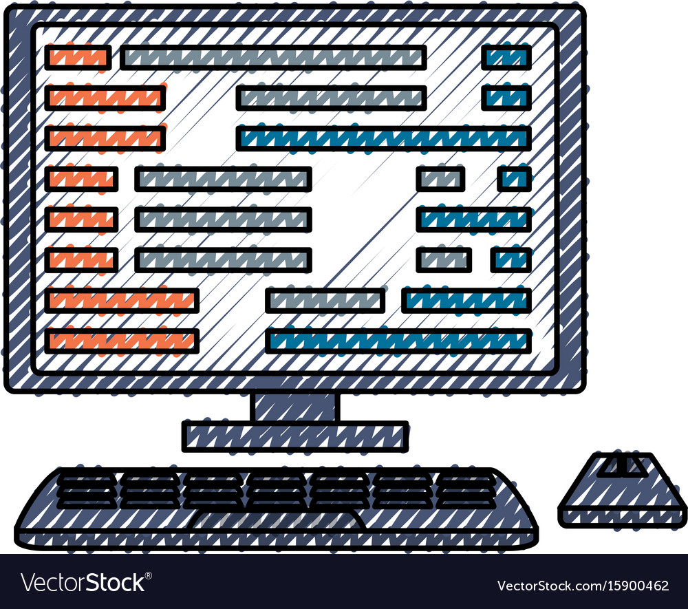 Programming system codes Royalty Free Vector Image