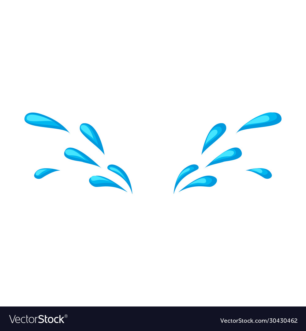 Tears iconcartoon icon isolated on Royalty Free Vector Image Tears iconcartoon icon isolated on Royalty Free Vector Image