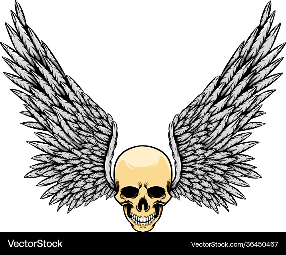 Dead skull with teeth and a lot small Royalty Free Vector