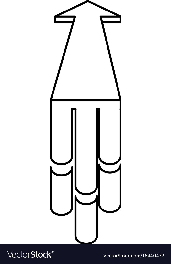 Arrow pointer symbol Royalty Free Vector Image