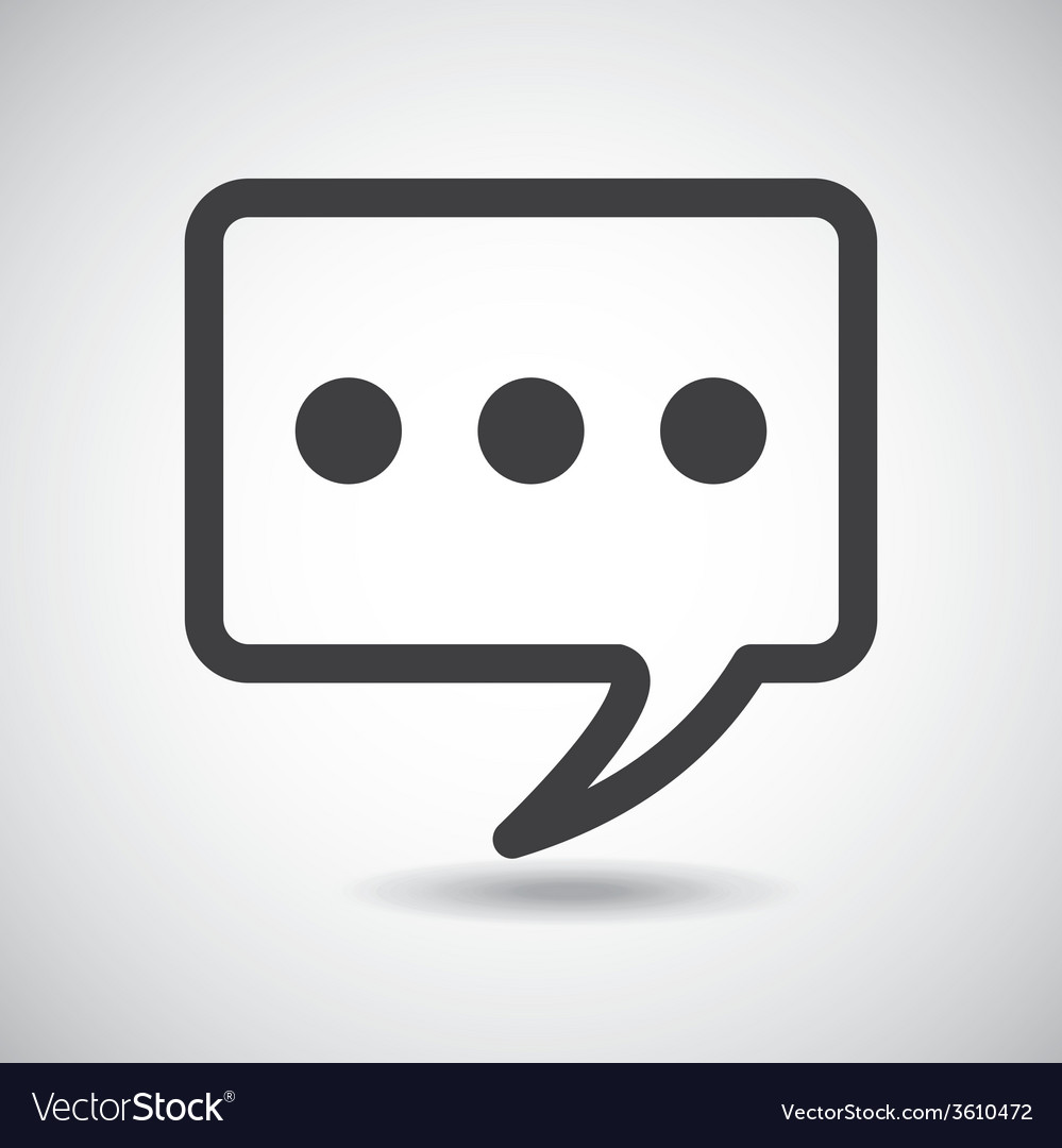 Bubble talk Royalty Free Vector Image - VectorStock