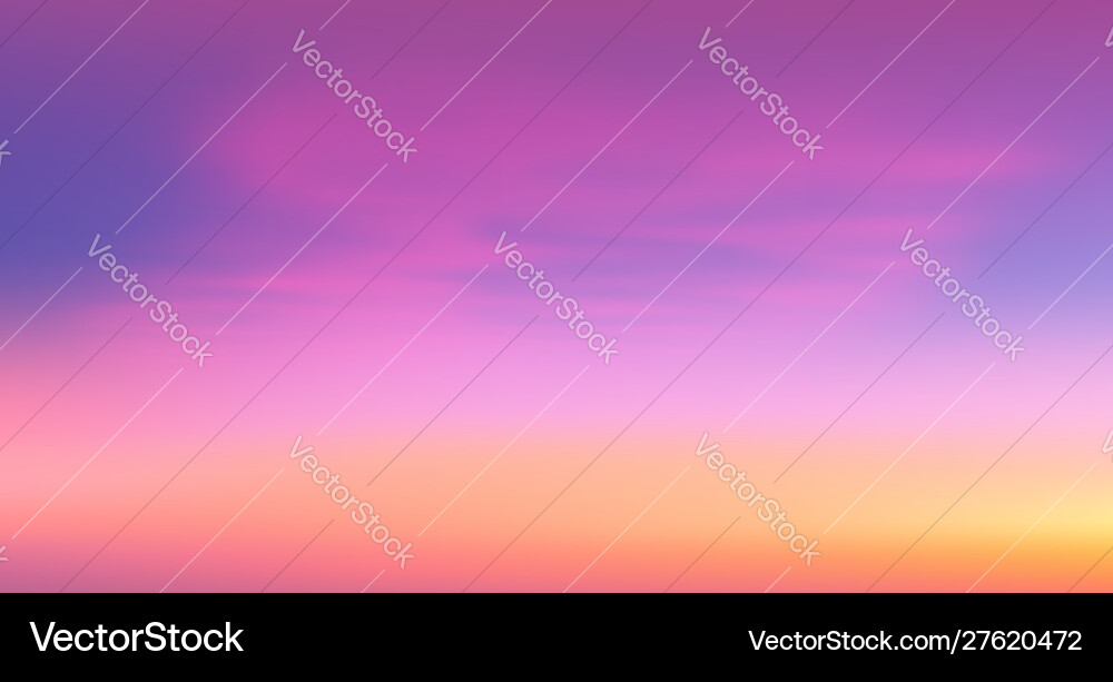 Colorful tropic sunrise sky Royalty Free Vector Image