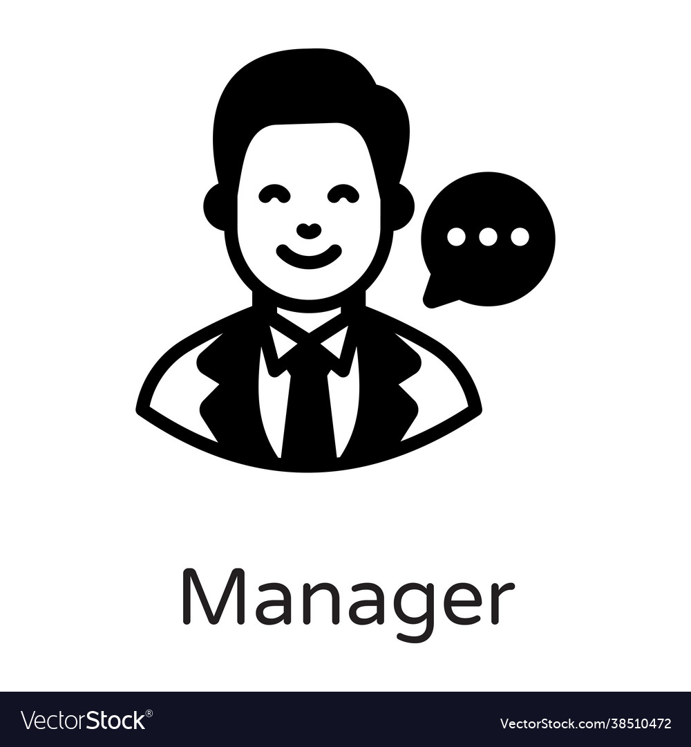 Manager Royalty Free Vector Image - VectorStock