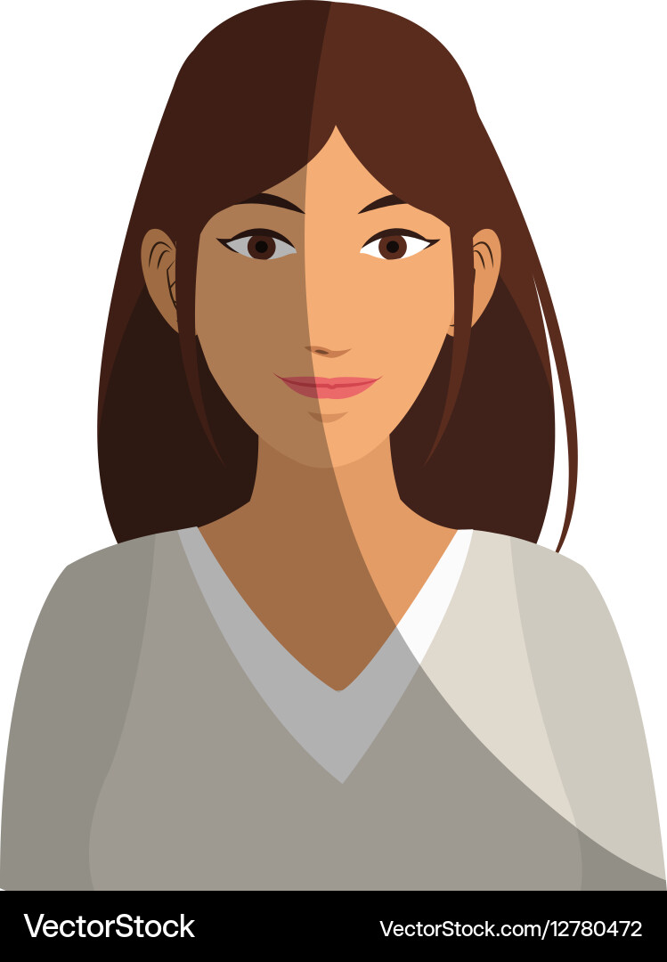 Woman cartoon icon Royalty Free Vector Image - VectorStock