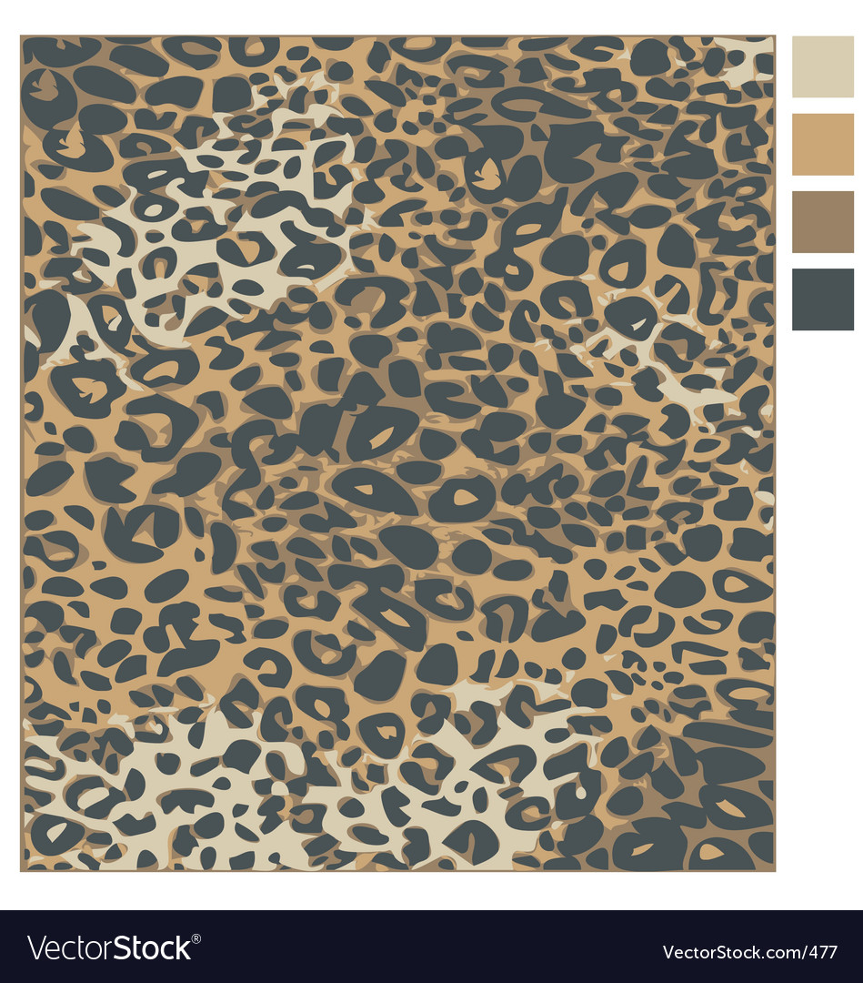 Leopard skin Royalty Free Vector Image - VectorStock