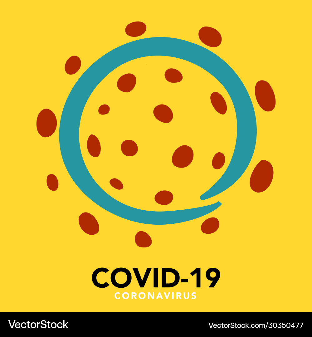 Sign caution coronavirus stop coronavirus banner Vector Image