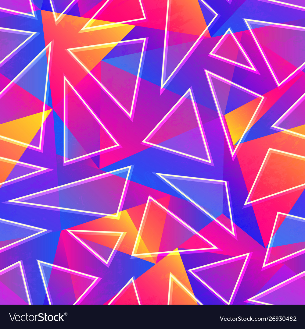 Abstract triangle seamless pattern Royalty Free Vector Image