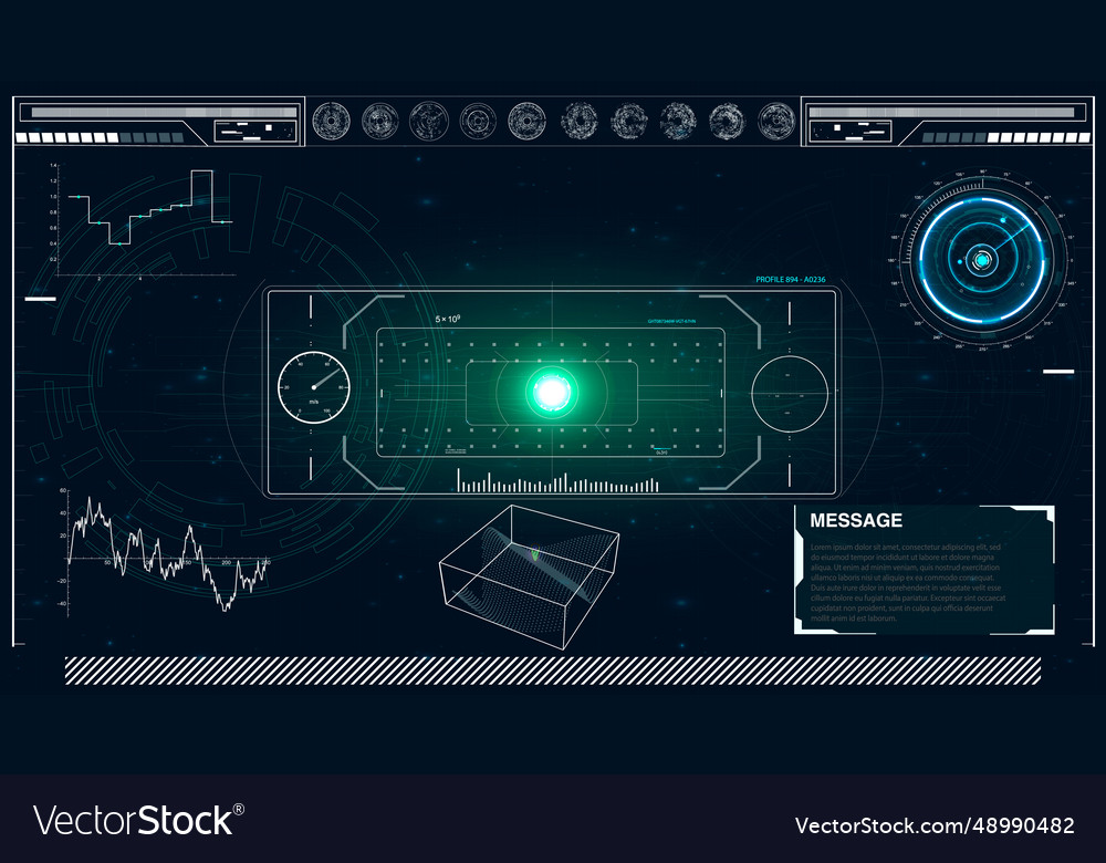 Interactive radar data display Royalty Free Vector Image Interactive radar data display Royalty Free Vector Image