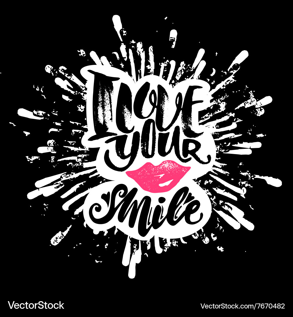 Love concept inspirational hand lettering Vector Image