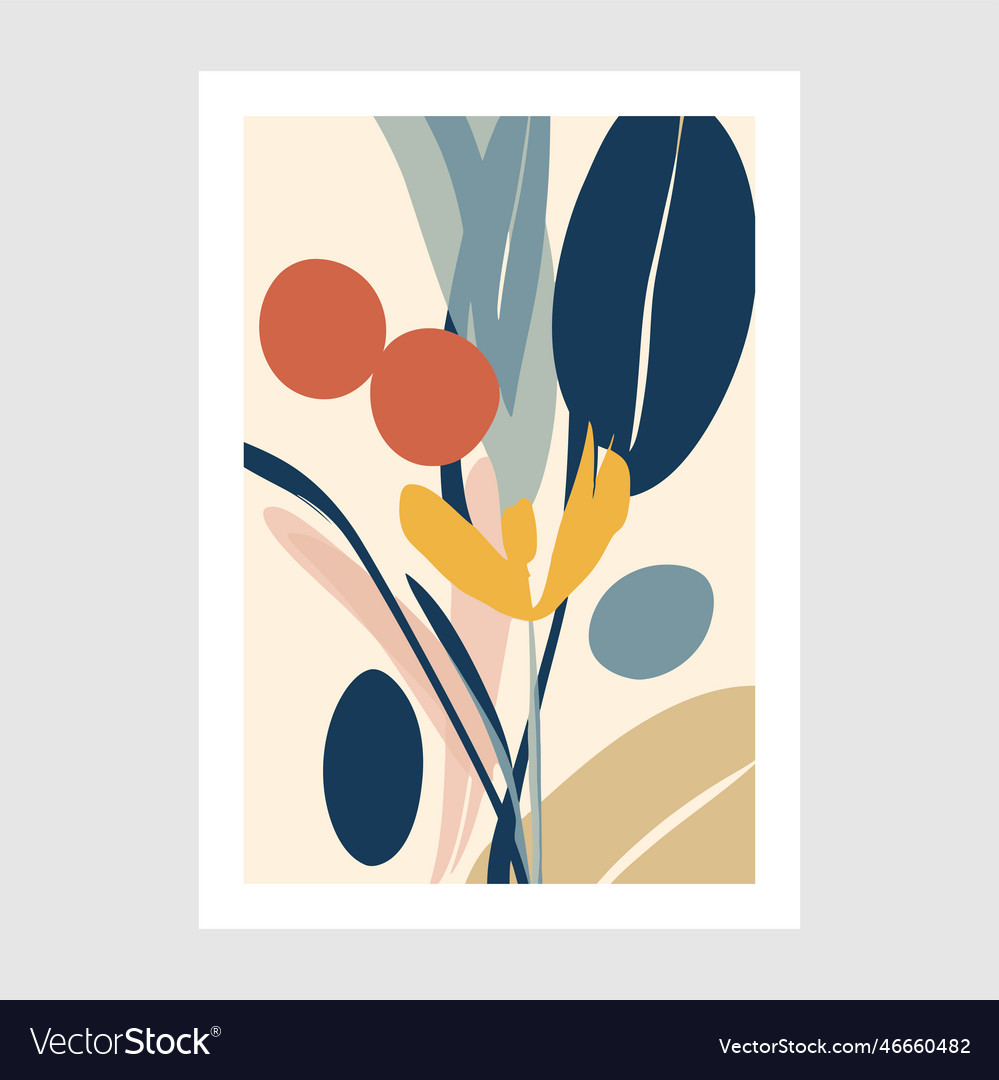 Trendy abstract creative universal artistic hand Vector Image