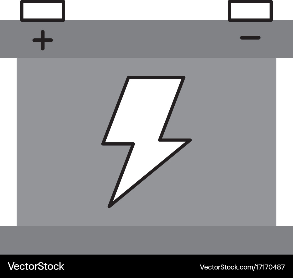 Car battery accumulator energy power Royalty Free Vector