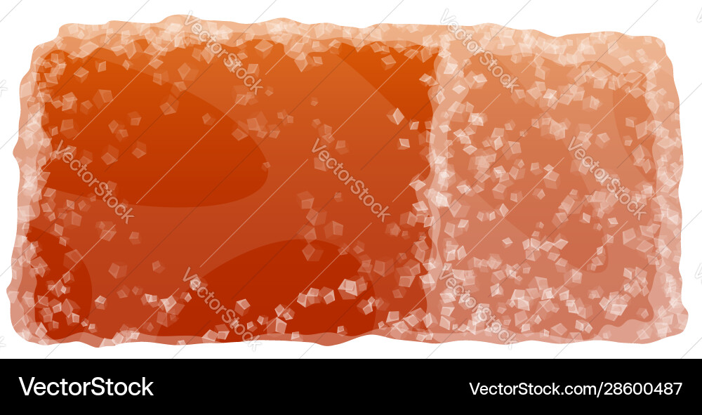 Orange jelly fruit candy isolated confection Vector Image