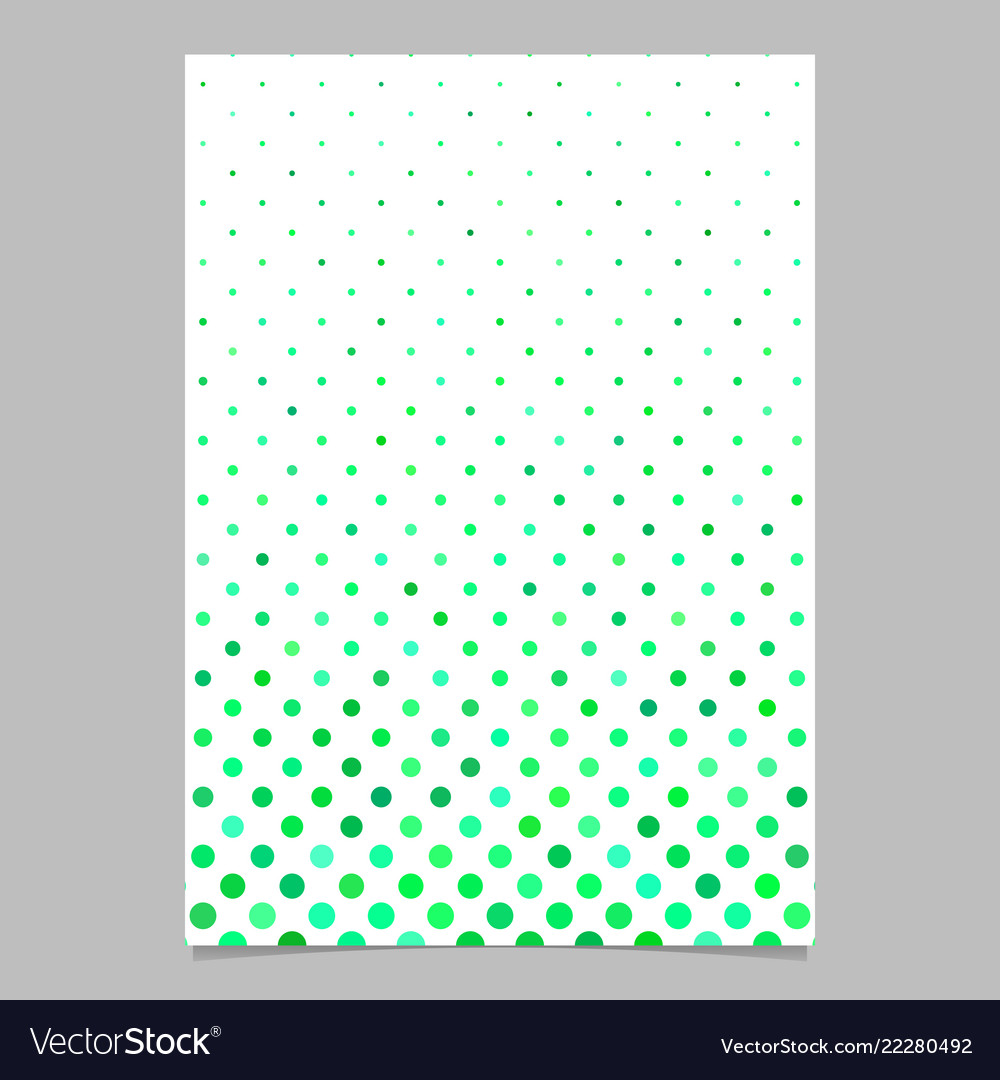 Abstract Repeating Circle Pattern Flyer Template Vector Image