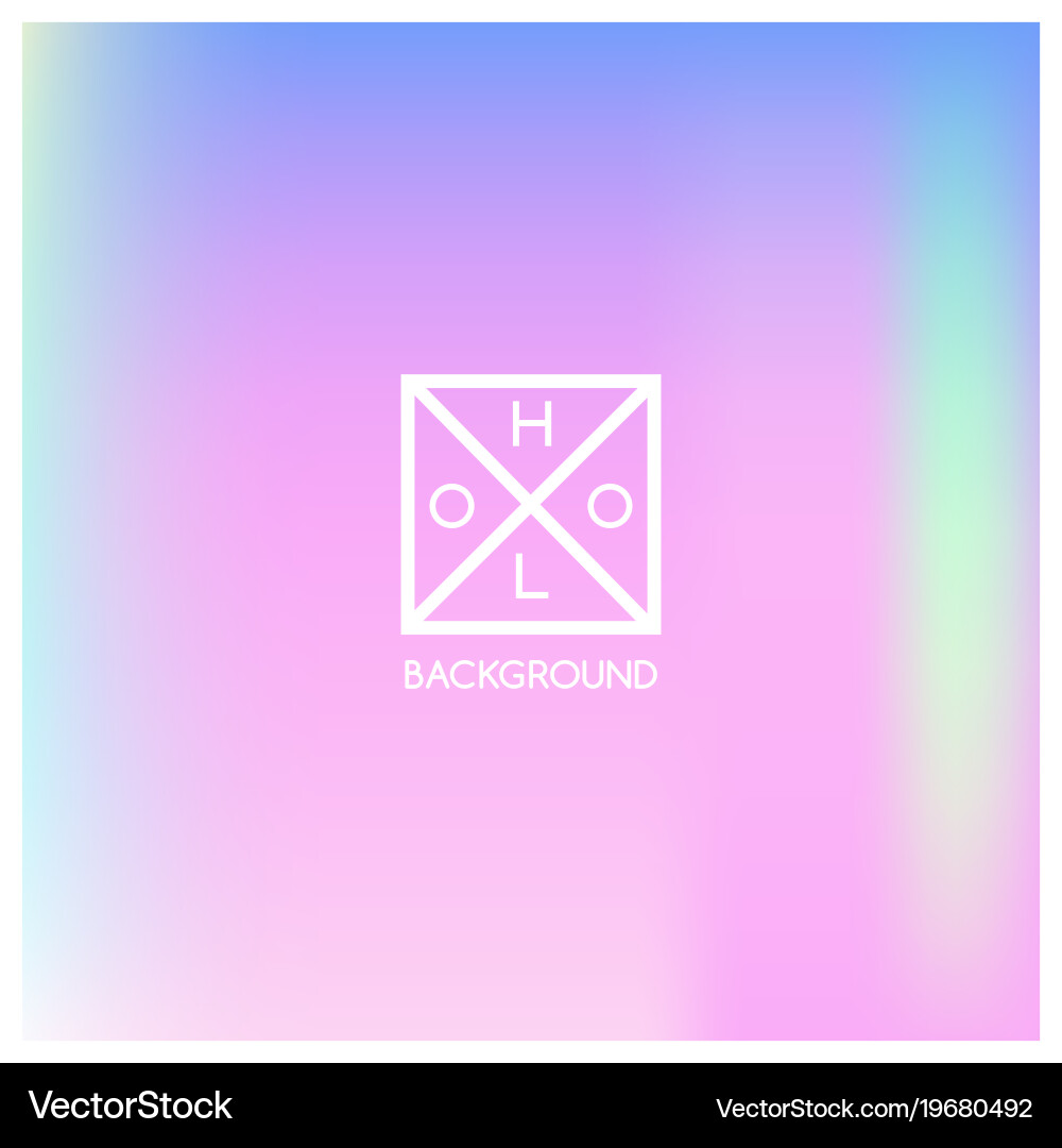 Holographic background holo sparkly cover Vector Image