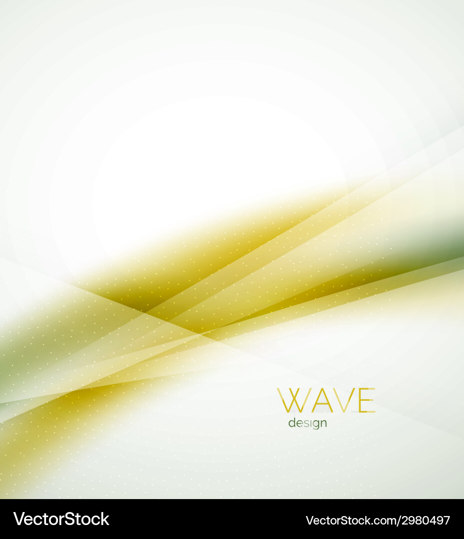 Flowing wave of blending colors Royalty Free Vector Image