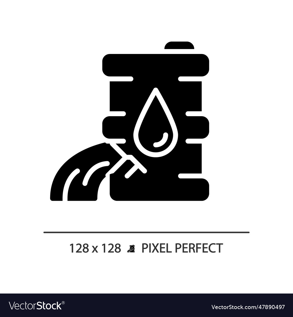 Oil spill black glyph icon Royalty Free Vector Image Oil spill black glyph icon Royalty Free Vector Image