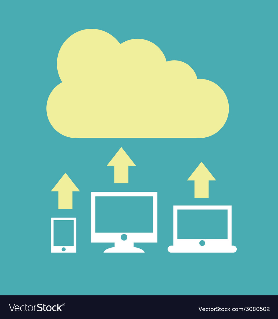 Cloud design Royalty Free Vector Image - VectorStock