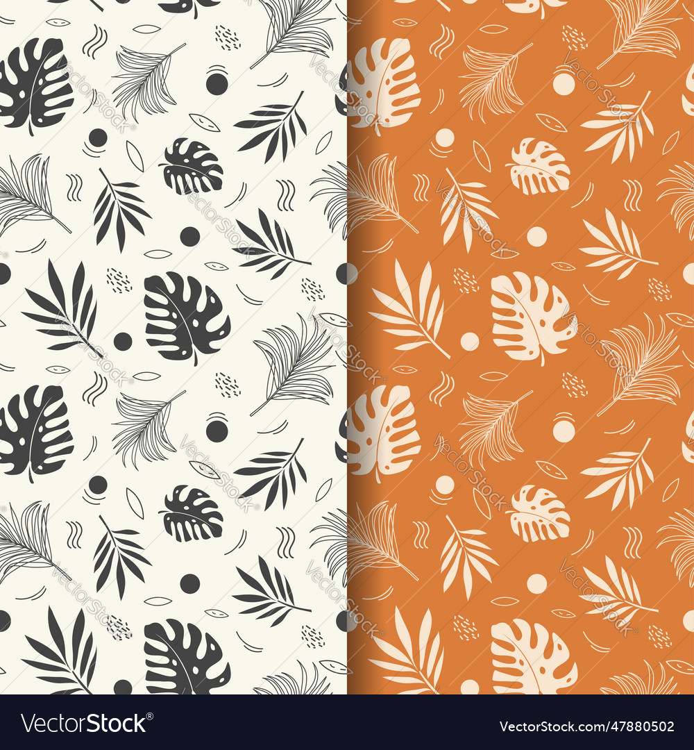 Hand drawn seamless pattern background Royalty Free Vector