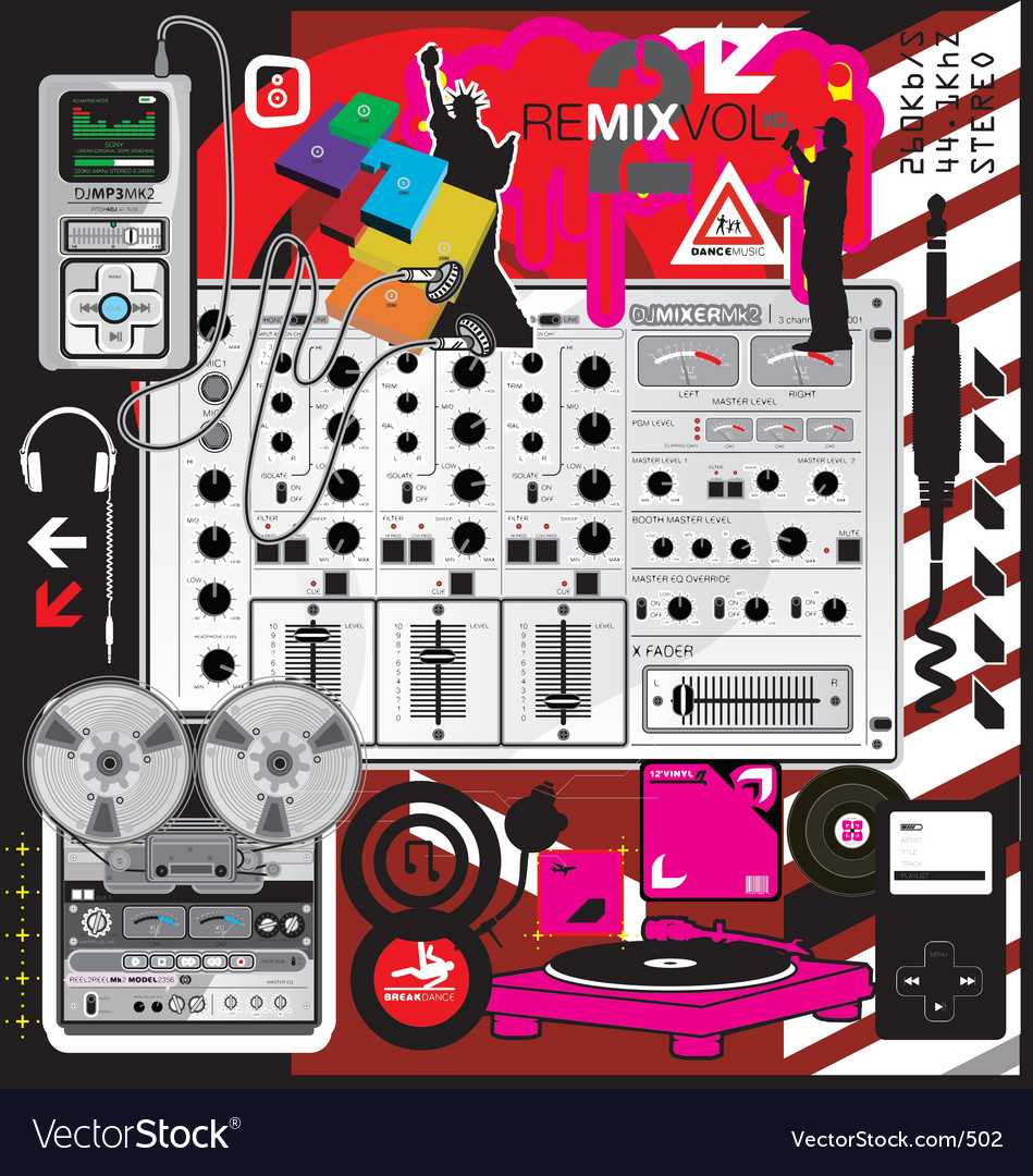 Remix Royalty Free Vector Image - VectorStock