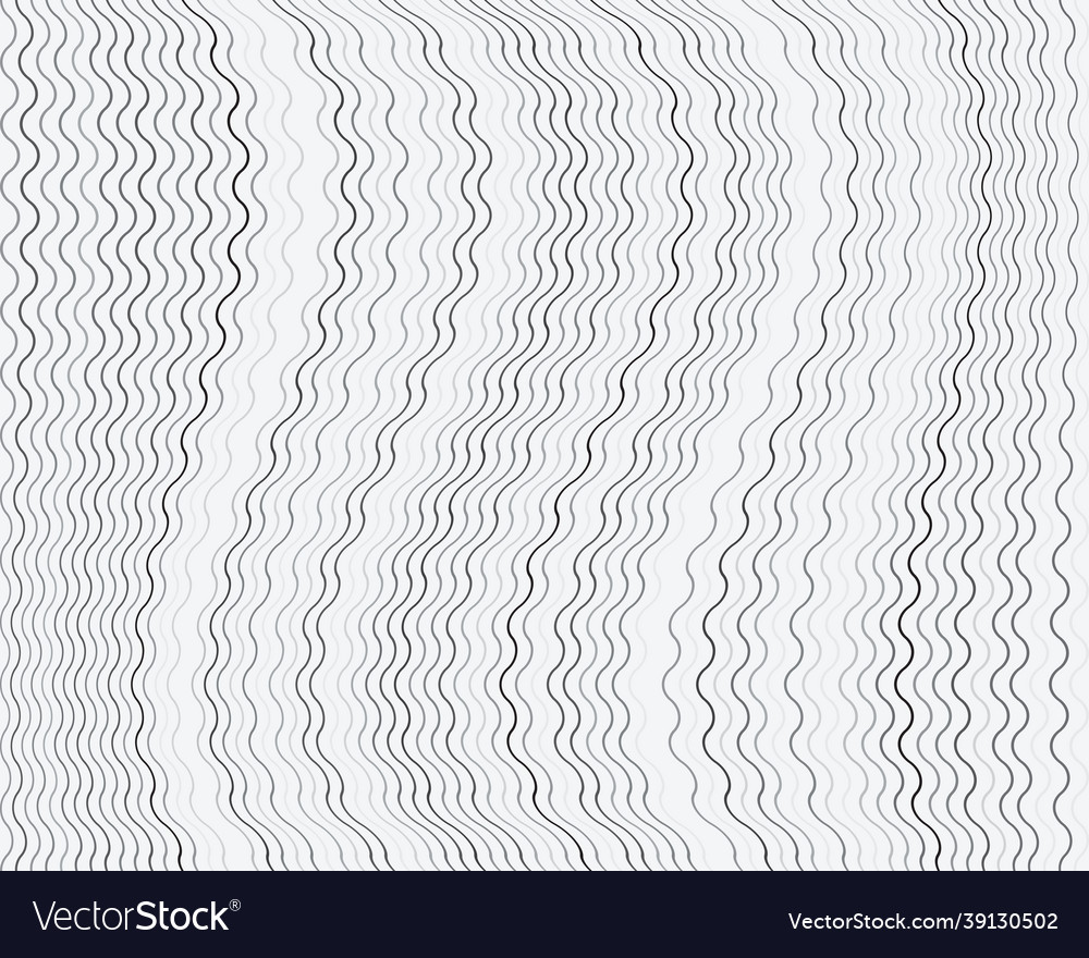 Seamless wavy lines simple pattern Royalty Free Vector Image
