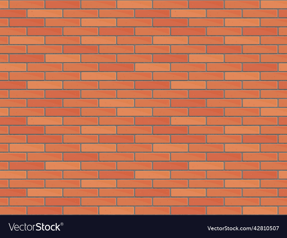 Brick wall seamless background Royalty Free Vector Image
