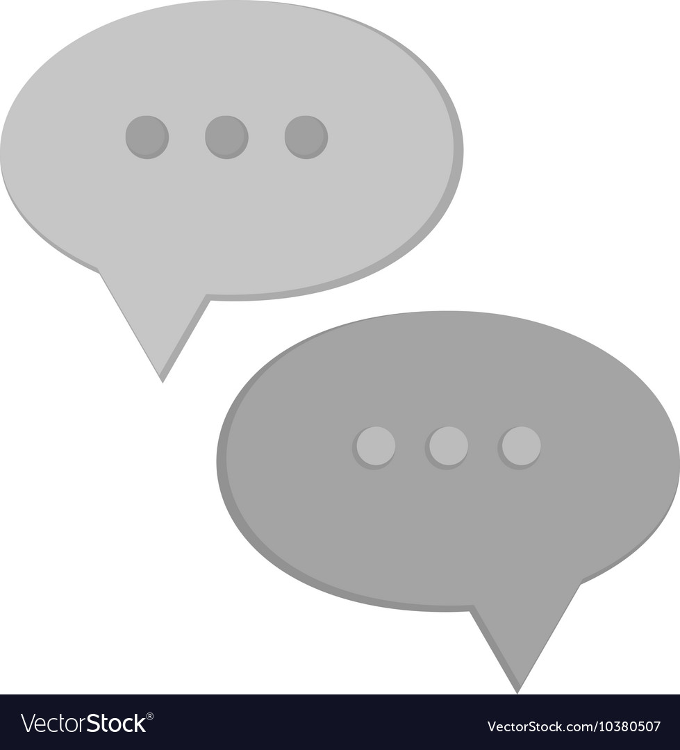 Conversation bubbles Royalty Free Vector Image