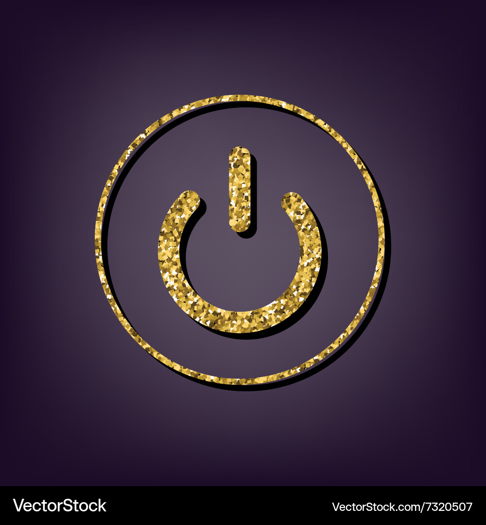Golden style icon on people background Royalty Free Vector