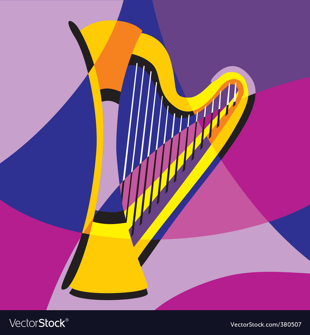 Harp Royalty Free Vector Image - VectorStock