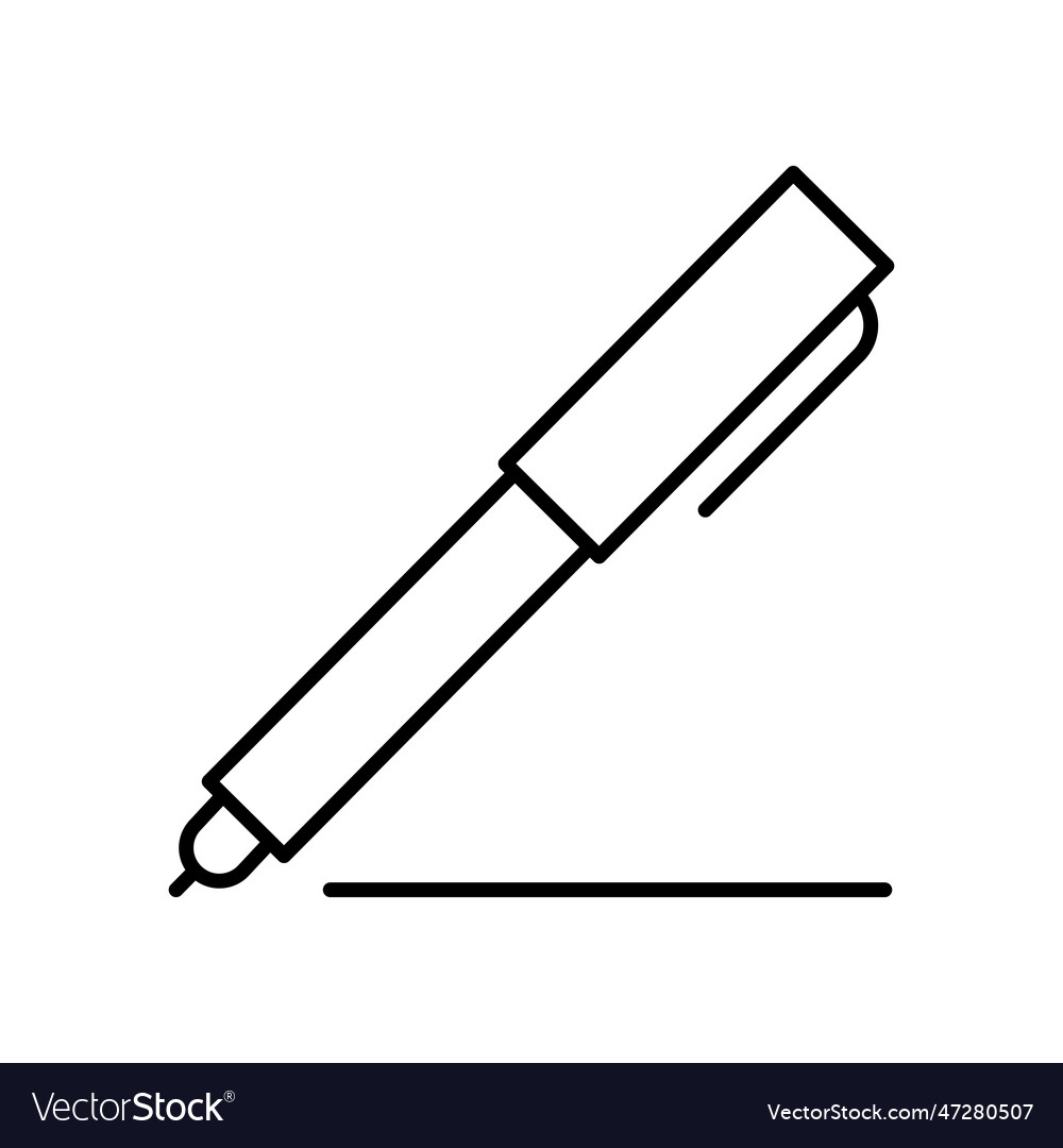Pen icon Royalty Free Vector Image - VectorStock
