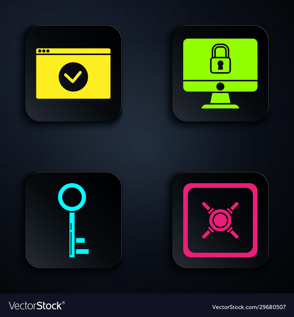 Set safe secure your site with https ssl key Vector Image